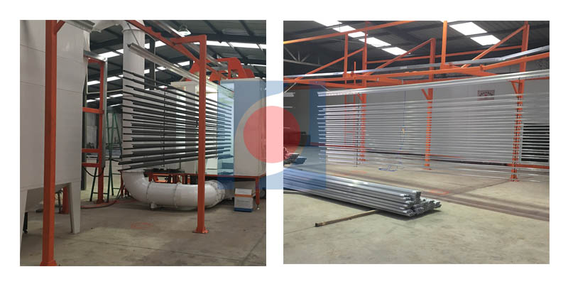 Aluminium Profile powder coating line - Buy Aluminium alloy powder ...